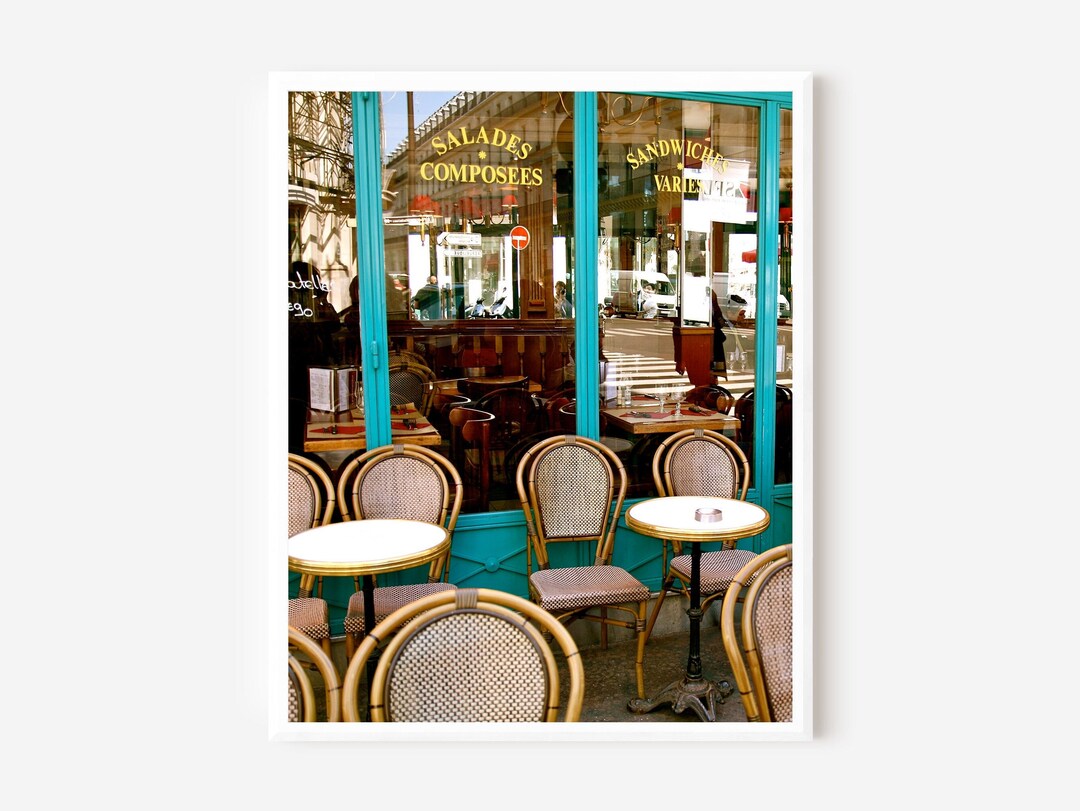 Paris Cafe Print French Bistro Art Paris Photography French - Etsy