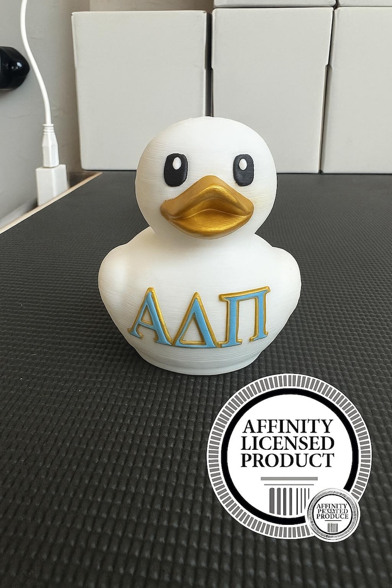 Licensed Alpha Delta Pi 3D Printed Duck | Official Sorority Collectible ...