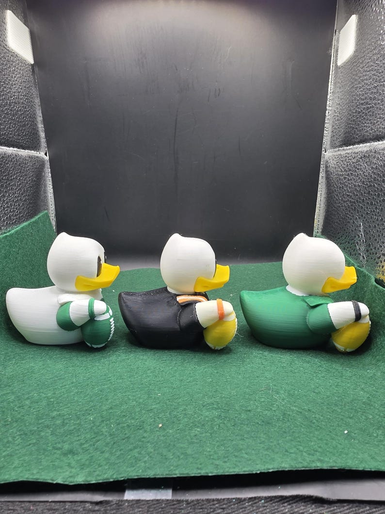Cascade Color Ducks – Green Yellow or Orange Black Game Day - Etsy