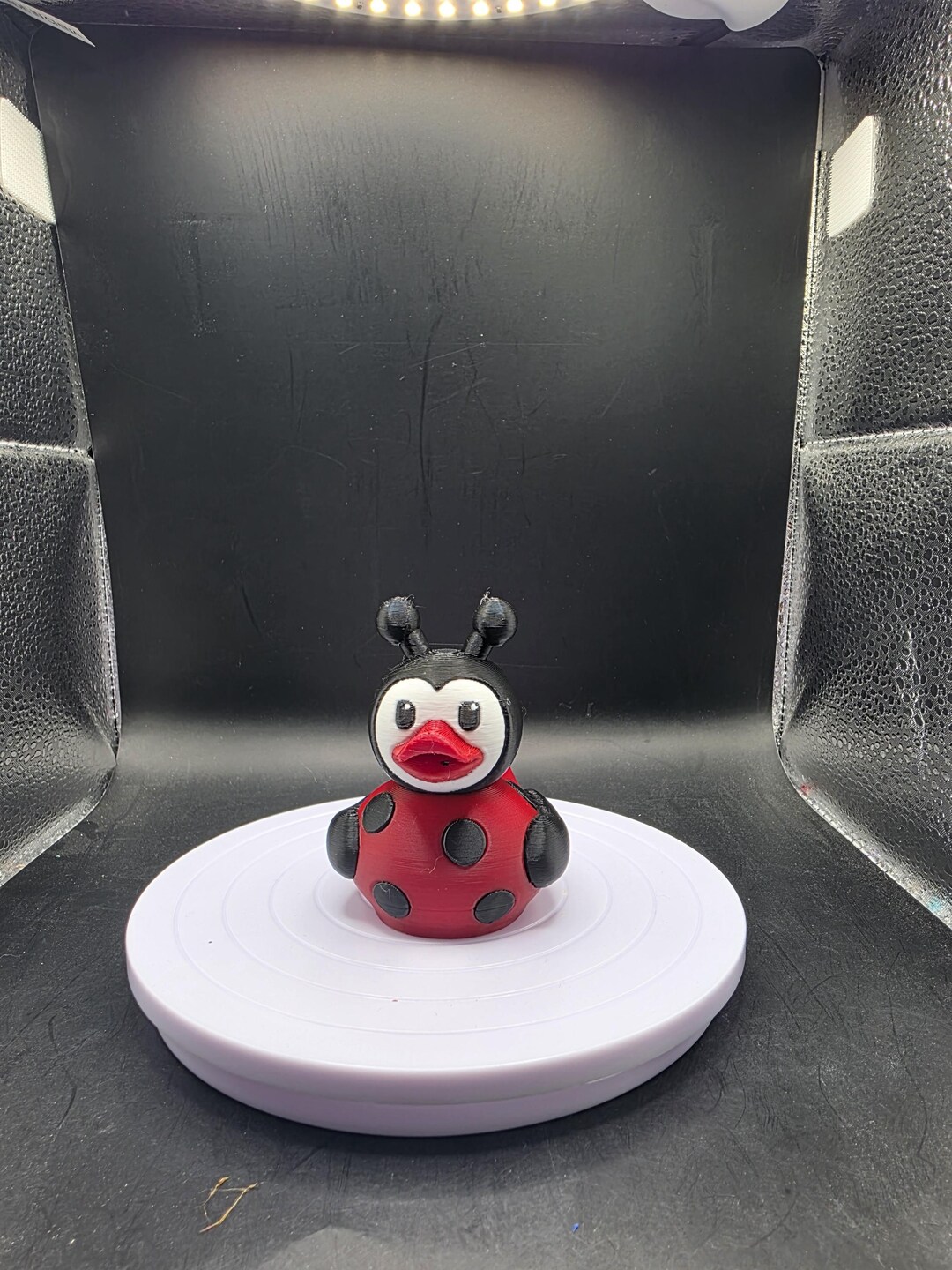 3D Printed Ladybug Duck Figurine – Whimsical Hybrid Animal Toy - Etsy