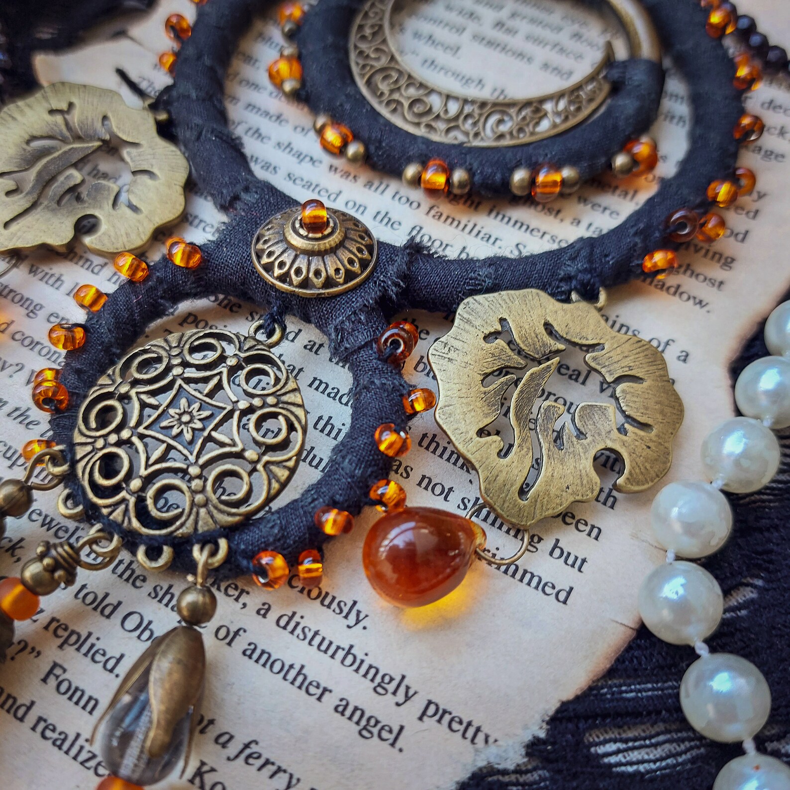 Witchy Filigree Necklace: Pagan Harvest Style - Etsy