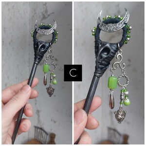 Handcrafted Druid Hair Stick: Pagan Elven Hair Jewelry - Etsy