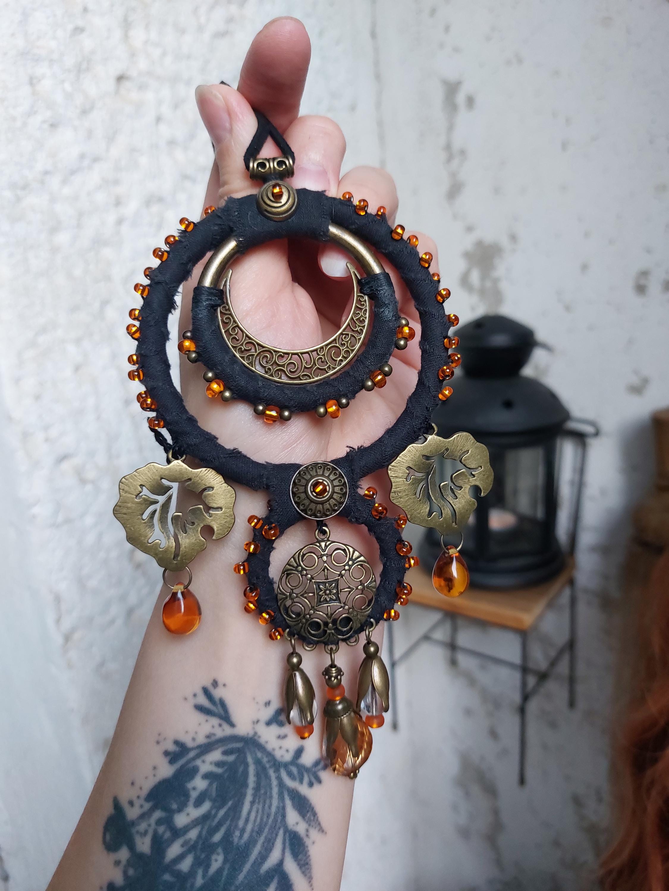 Witchy Filigree Necklace: Pagan Harvest Style - Etsy