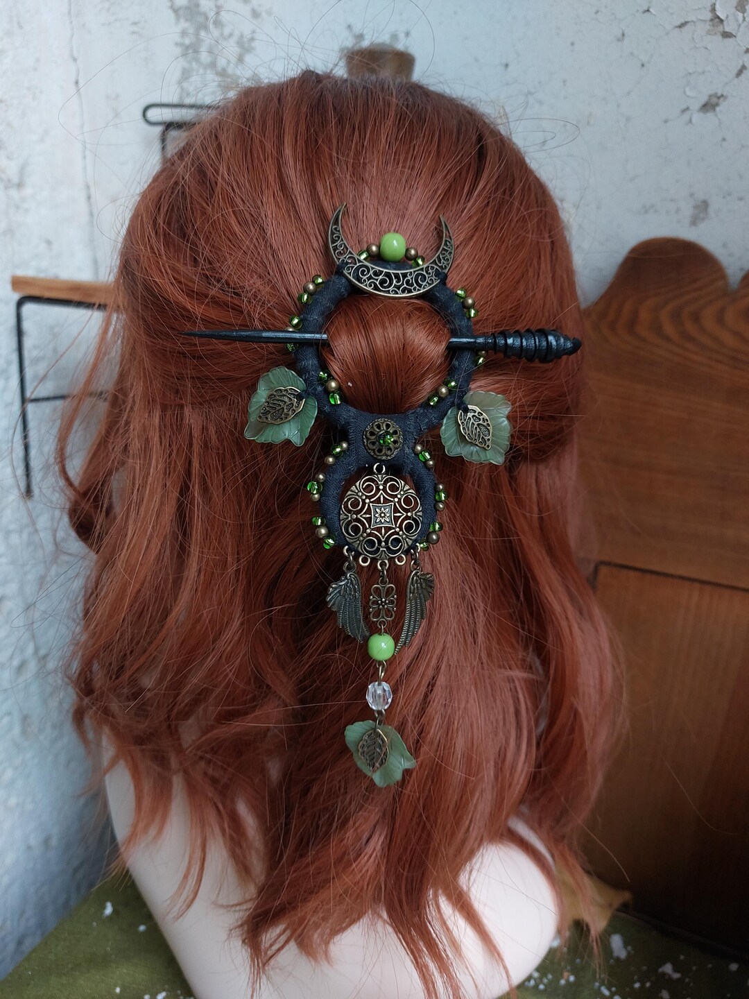 Fantasy Fair Hair Pin, Faerie Witch Hair Barrette , Alternative Hairpin ...