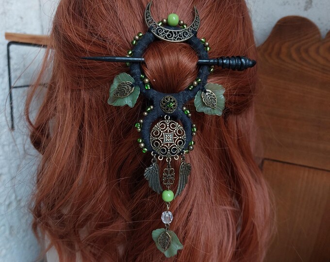 Fantasy Fair Hair Pin, Faerie Witch Hair Barrette , Alternative Hairpin ...
