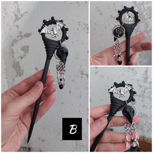 Handcrafted Druid Hair Stick: Pagan Elven Hair Jewelry - Etsy