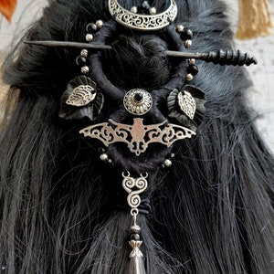Gothic Hair Pin, Fantasy Pagan Hair Pin, Pagan Witch Hair Barrette ...