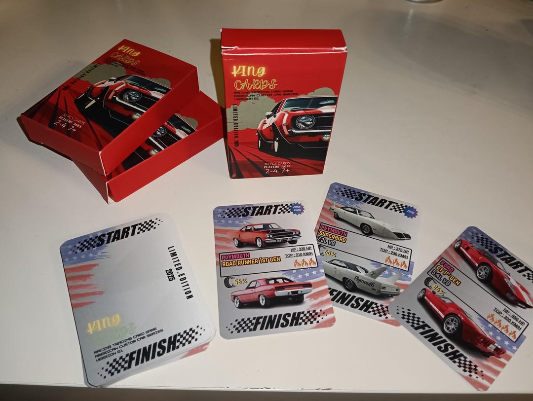 Racing Card Games | TCG | Rare Cards |american Car | 30 Custom Car ...