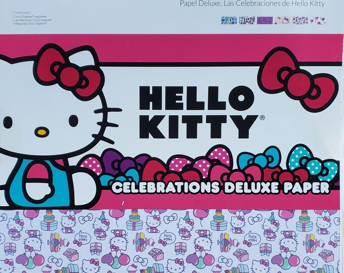 Hello Kitty Cricut Celebration Deluxe Paper 12x12 Paper Collection Kit ...