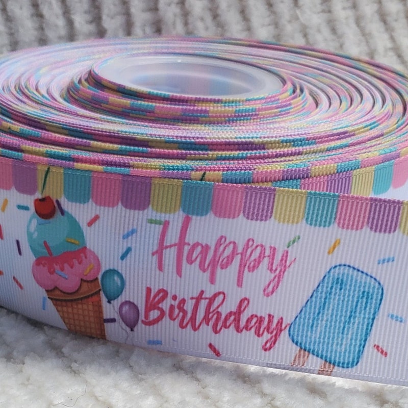 Happy Birthday Ribbon - Etsy