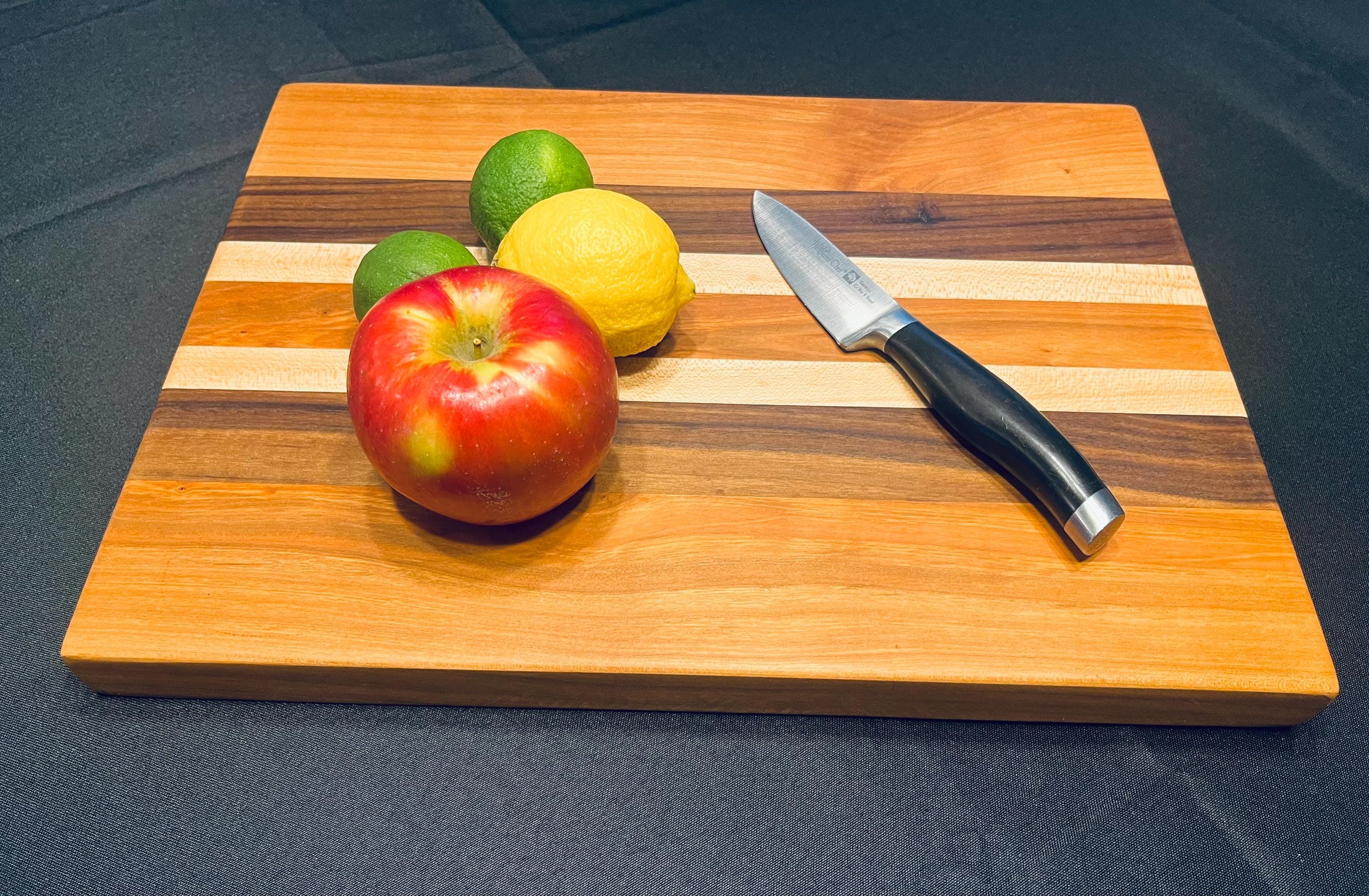 Walnut/maple/cherry Cutting Board 12x16 1.25 - Etsy