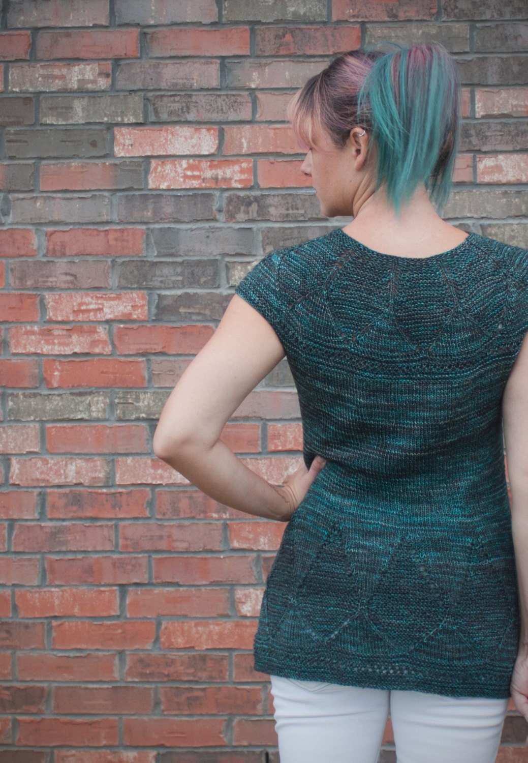 Regatta Cap Sleeve Sweater A Knitting Pattern | Etsy