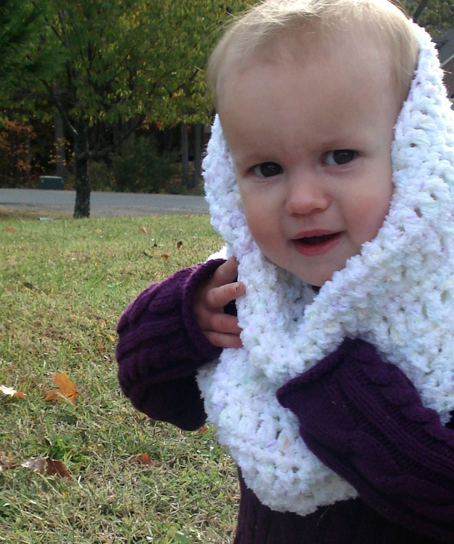 Snow Baby Cowl - Crochet Pattern - Etsy
