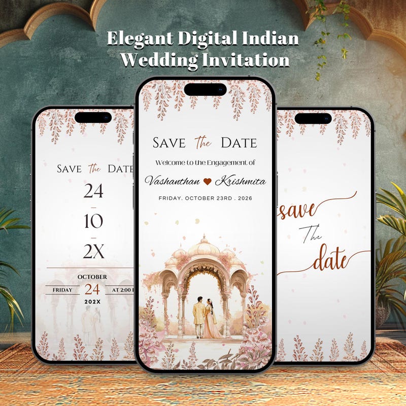 Indian Invitation Tamil - Etsy UK