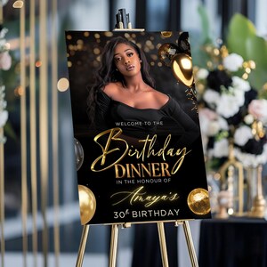 Editable Party Welcome Sign: Custom Celebration Poster (digital ...