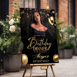 Editable Party Welcome Sign: Custom Celebration Poster (digital ...