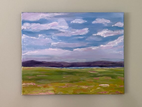 Vermont Landscape Painting Original Acrylic | Etsy
