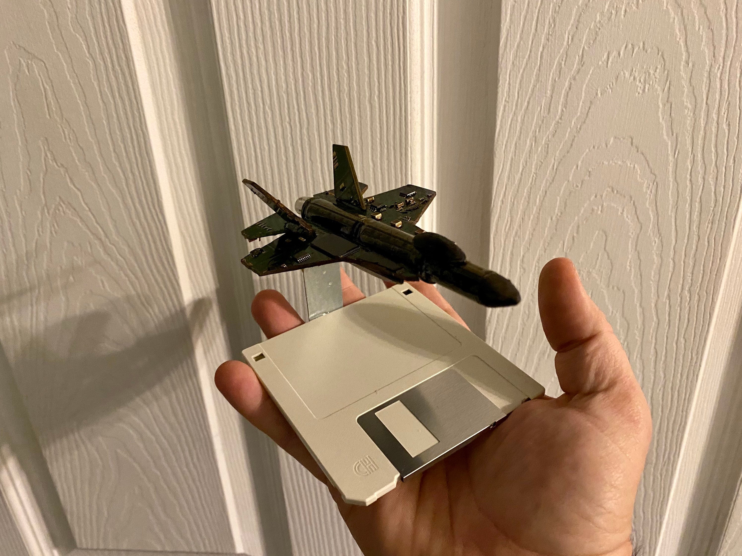 F35 Built From Upcycled Computer Parts - Etsy