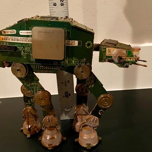 AT-AT Imperial Walker Built From Upcycled Computer Parts - Etsy