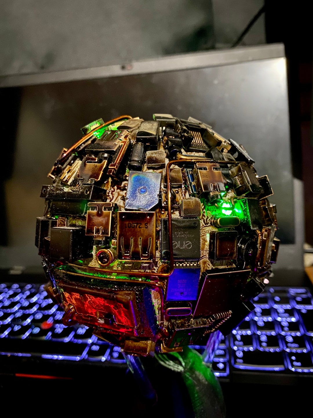 Borg Sphere, Built From Upcycled Computer Parts - Etsy