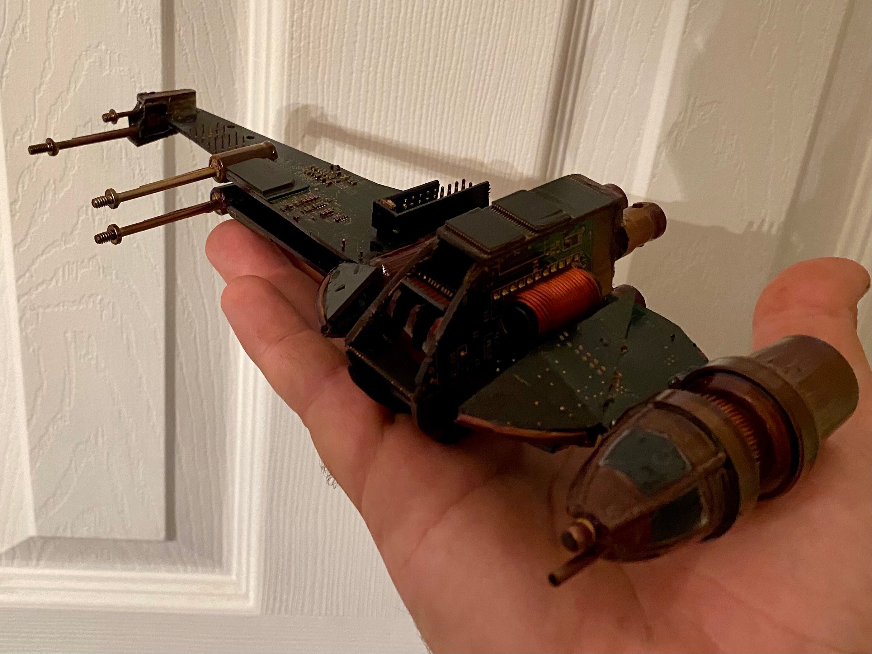 Art & Collectibles Sculpture B-Wing Starfighter made from Upcycled ...
