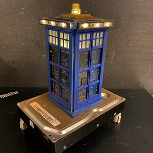 Tardis Built From RAM and HDD Parts - Etsy