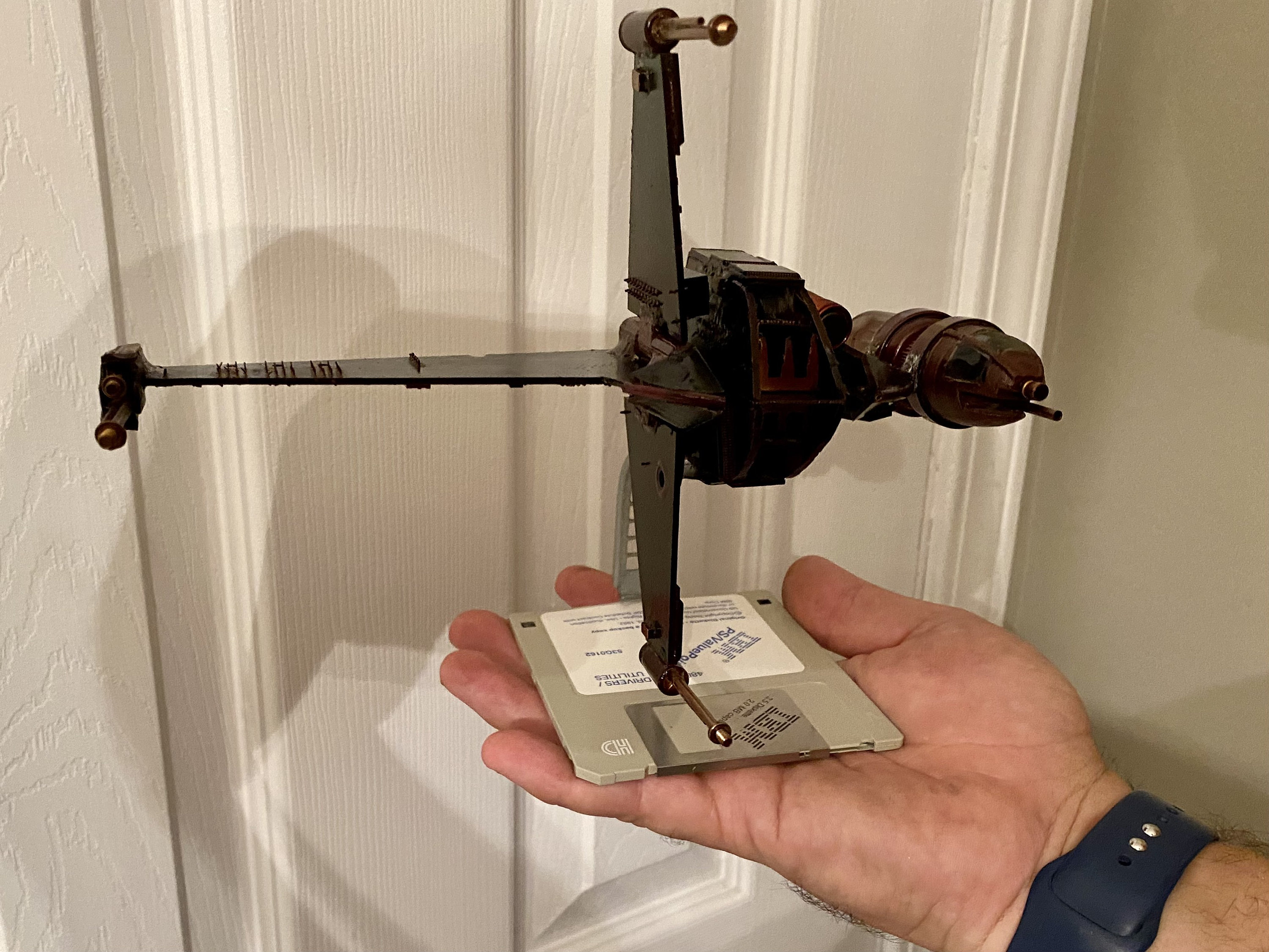 Art & Collectibles Sculpture B-Wing Starfighter made from Upcycled ...