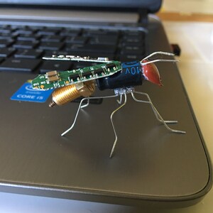 Vespula Vulgcapacitarus the Computer Wasp Made to Order - Etsy