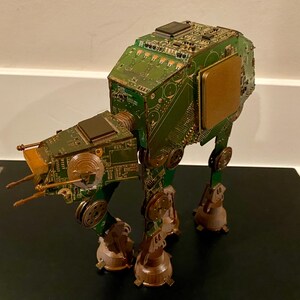 AT-AT Imperial Walker Built From Upcycled Computer Parts - Etsy
