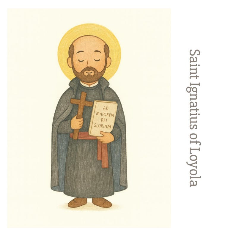 Saint Ignatius of Loyola (san Ignacio De Loyola) Art Print: Religious ...