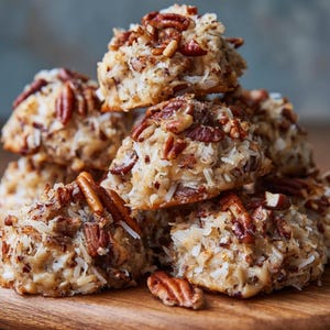 No Bake Coconut Pecan Praline Cookies Recipe PDF – Southern Dessert ...