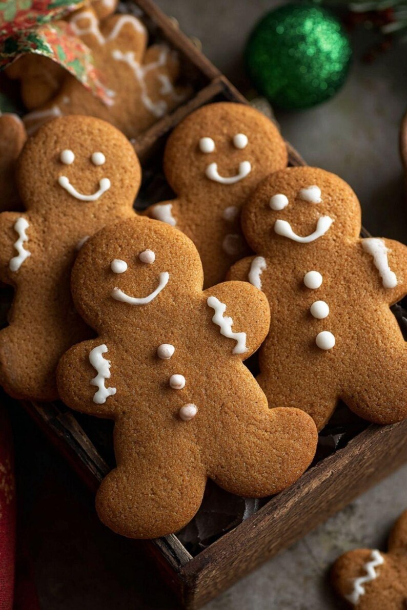 Easy Recipe for Classic Gingerbread Cookie Holiday Baking, Festive ...