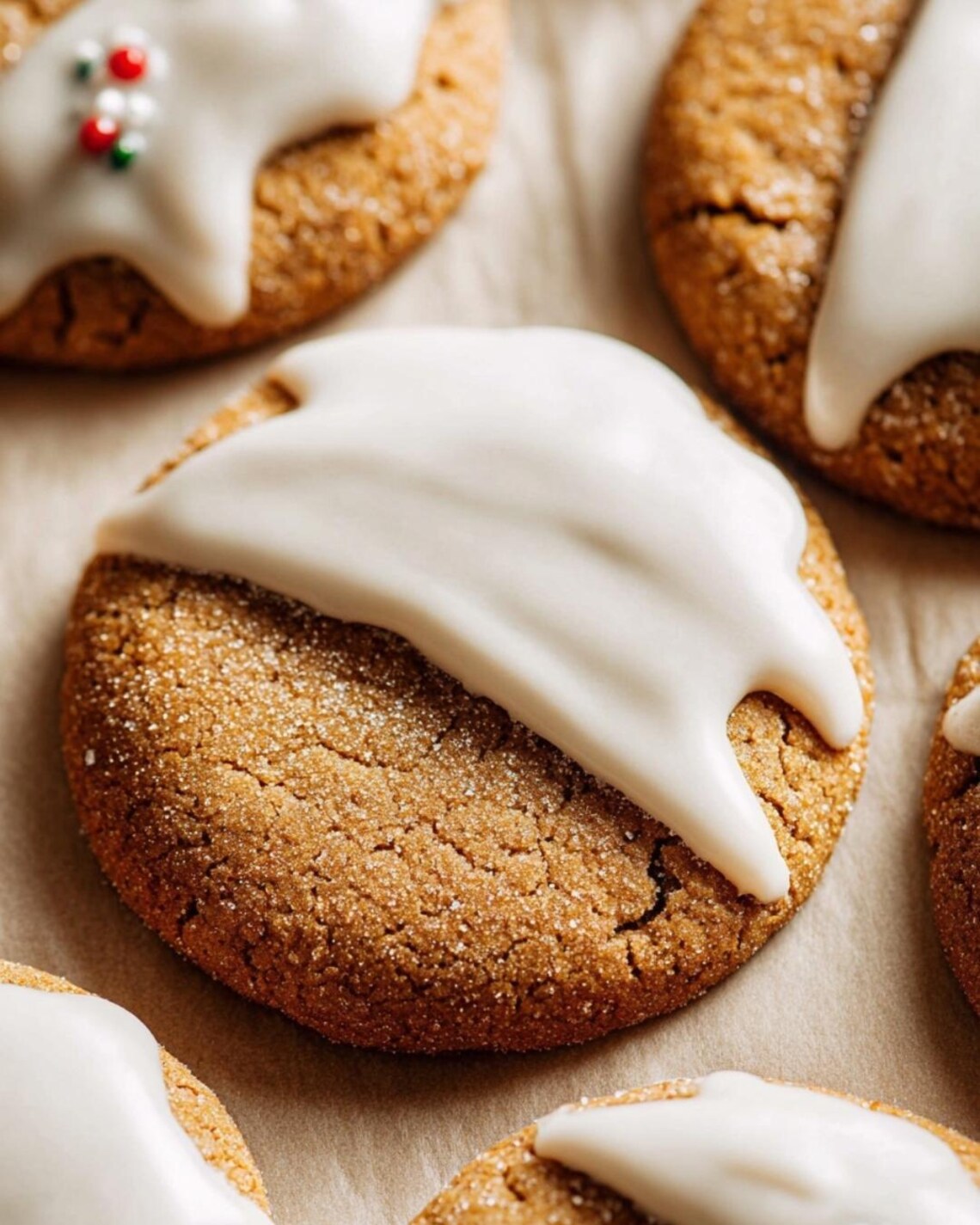 Soft Gingerbread Cookies With Maple Glaze – Warm, Spiced & Melt-in-your ...