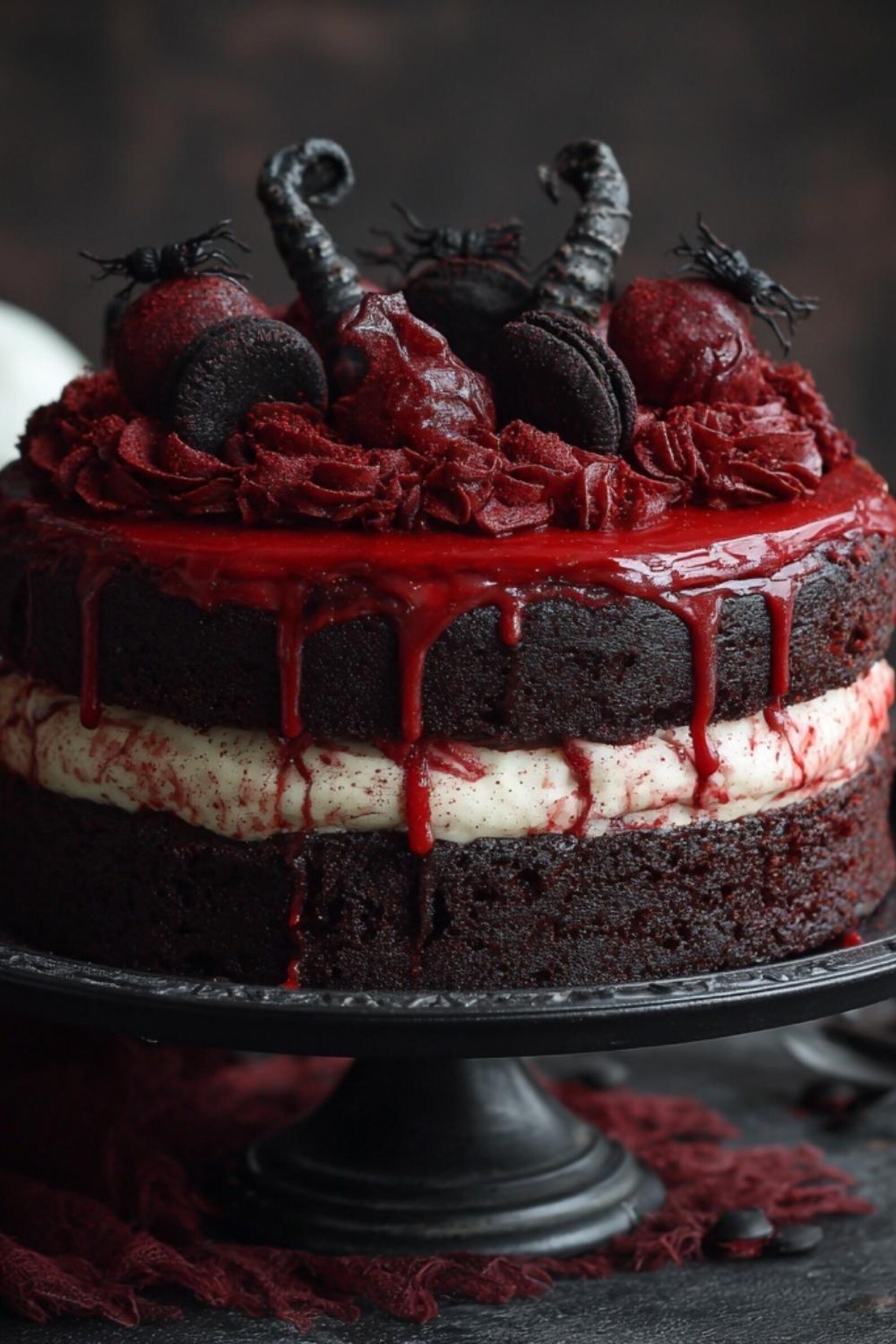 BEST RECIPE for Bloody Red Velvet Cake Recipe: Spooky Halloween Dessert ...