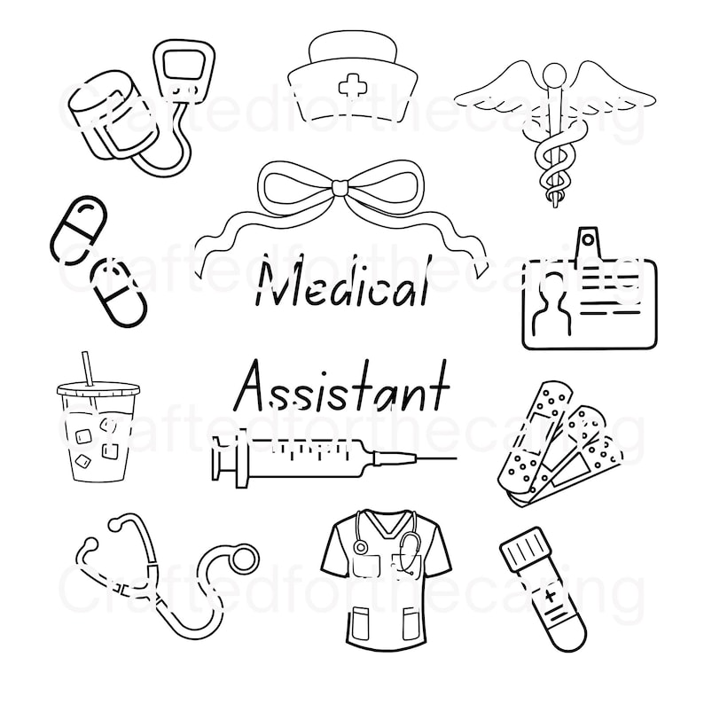 Medical Assistant SVG PNG | MA Shirt Design, Healthcare Clipart ...