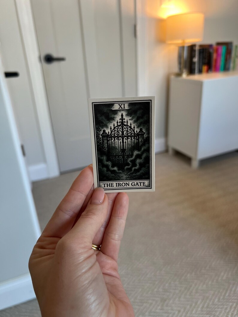 The Iron Gate Sticker – Shepherd King Inspired Tarot Card Decal, Gothic ...