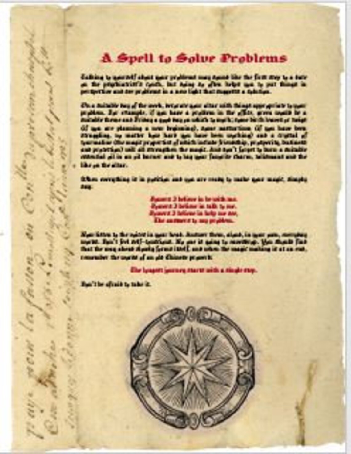 A Spell to Solve Problems, Difficulties Complications Worries Doubts ...