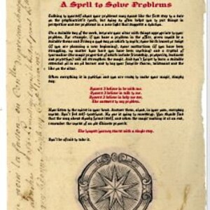 A Spell to Solve Problems, Difficulties Complications Worries Doubts ...