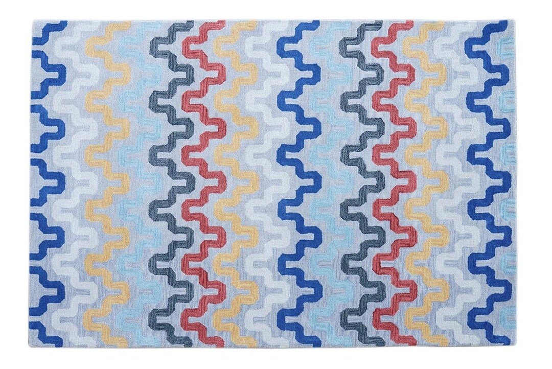 Wool Tufted Home Decor Area Rug,multicolor. - Etsy