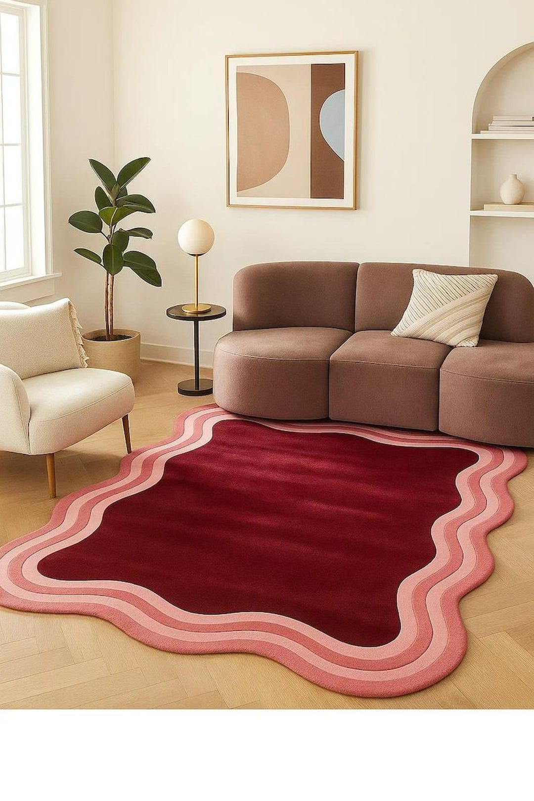 Irregular Shaped Tufted Custom Rug. All Sizes and Colours Are Available ...