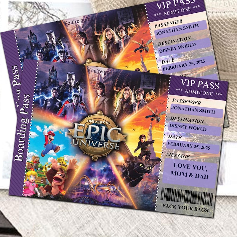 Epic Universe Printables - Etsy