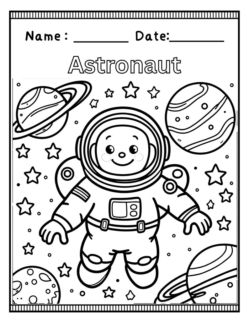Occupations Coloring Pages for Kids | Community Helpers | Career ...