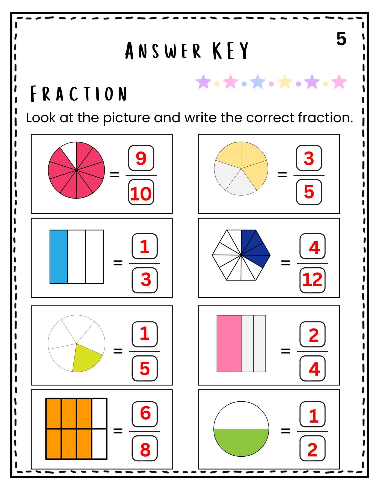 Space Fractions & Decimals Worksheets | Number Lines, Tenths/hundredths ...