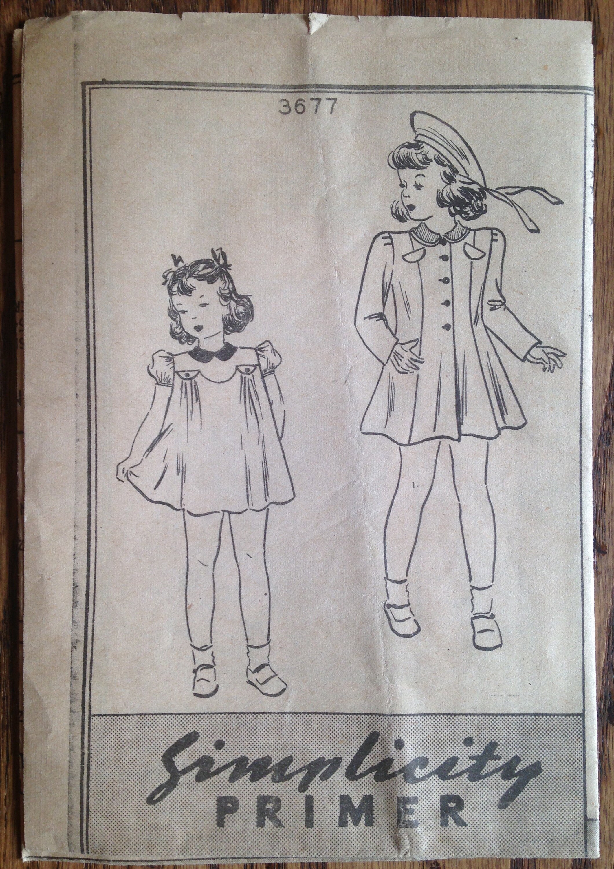 Delightful Original Vintage 1940s Simplicity 3677 Yoked - Etsy