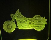 Motorcycle Night Light - Etsy