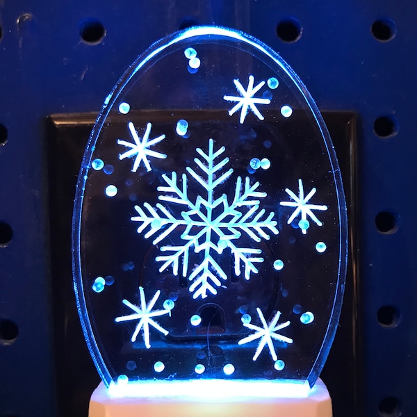 Light Blue Snowflake - Etsy