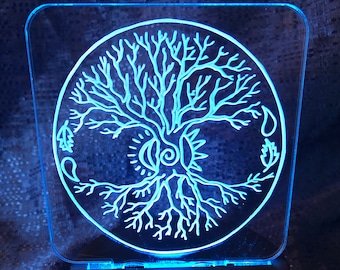 Tree of Life Night Light - Etsy