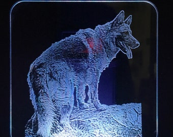 German Shepherd Night Light - Etsy