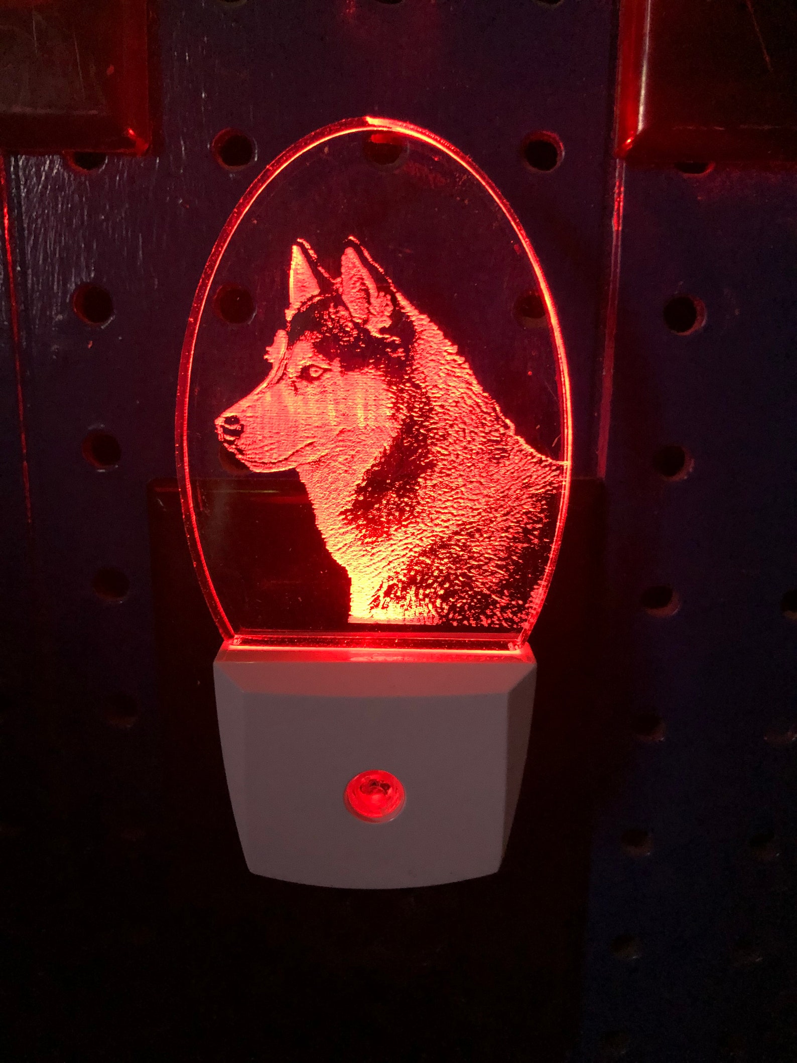 Siberian Husky Night Light - Etsy