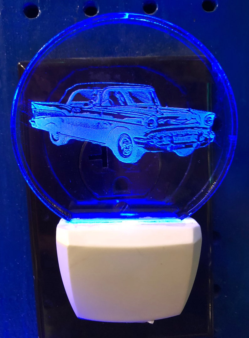 57 Chevy LED Nightlight Engraved Personalized Free Your - Etsy